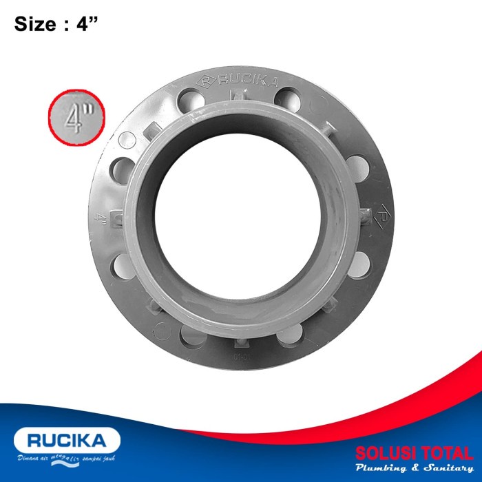 Jual Laku Flange Pvc Aw 4 Inch Rucika Flen Aw 4" Rucika | Shopee Indonesia