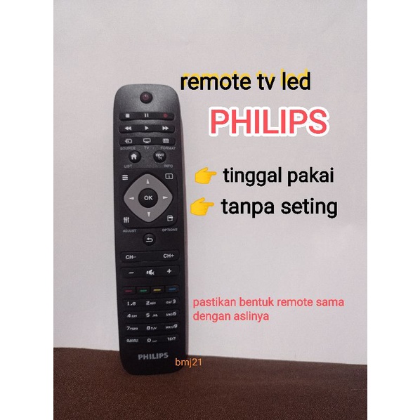 Jual remote tv led philips smart digital | Shopee Indonesia