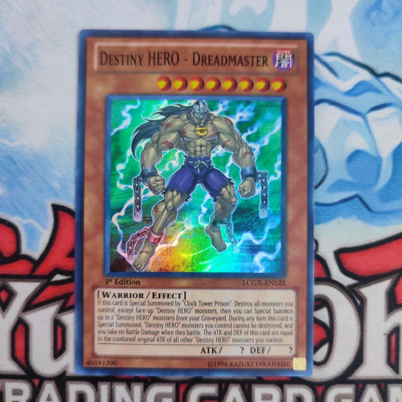 Jual yugioh destiny hero dreadmaster LCGX super rare original | Shopee ...