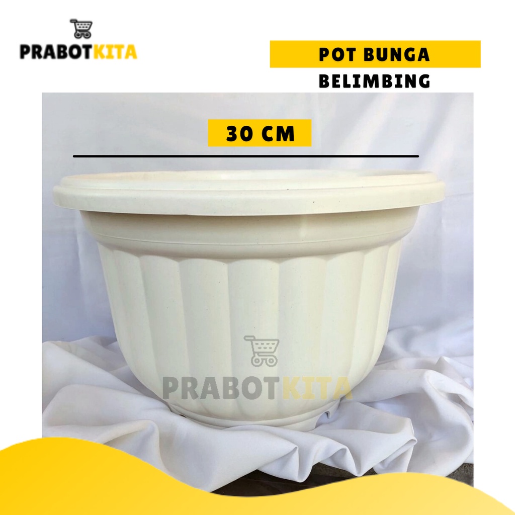 Jual NUZ Pot Bunga - Pot Belimbing / Pot Tanaman Hias Hitam Putih / Pot ...