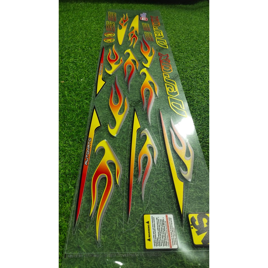 Jual STRIPING API YAMAHA AEROX 155CC LIST TRANSPARAN BAHAN BENING ...