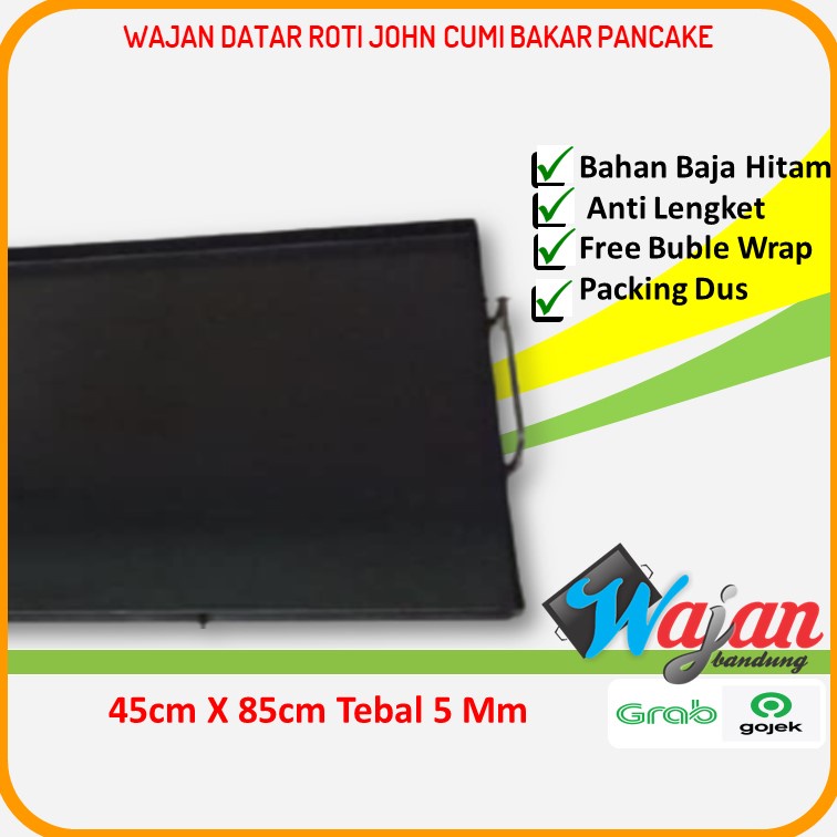 Jual Wajan Plat Datar Baja Hitam Roti Bakar Bandung Pancake Cumi Bakar ...
