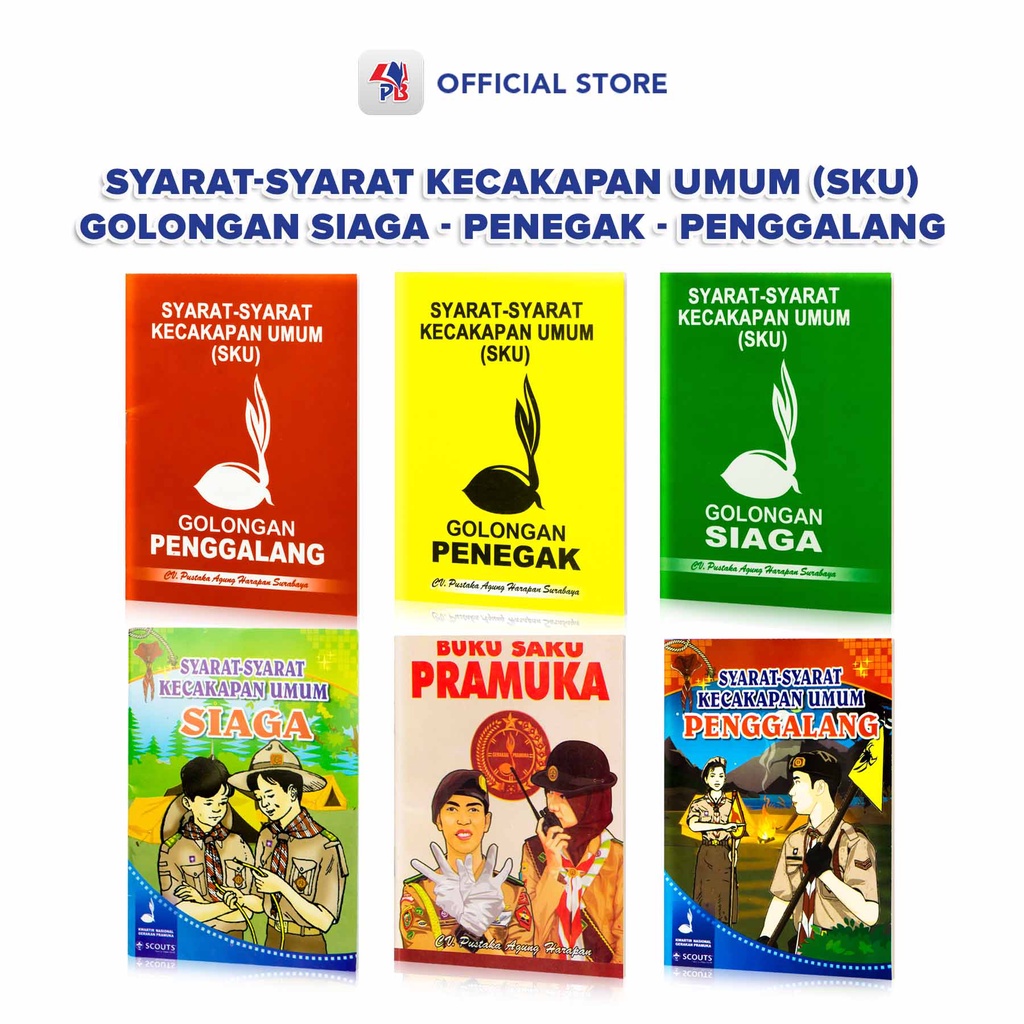 Jual Buku Saku Pramuka HVS SKU Syarat Kecakapan Umum Siaga Penggalang ...