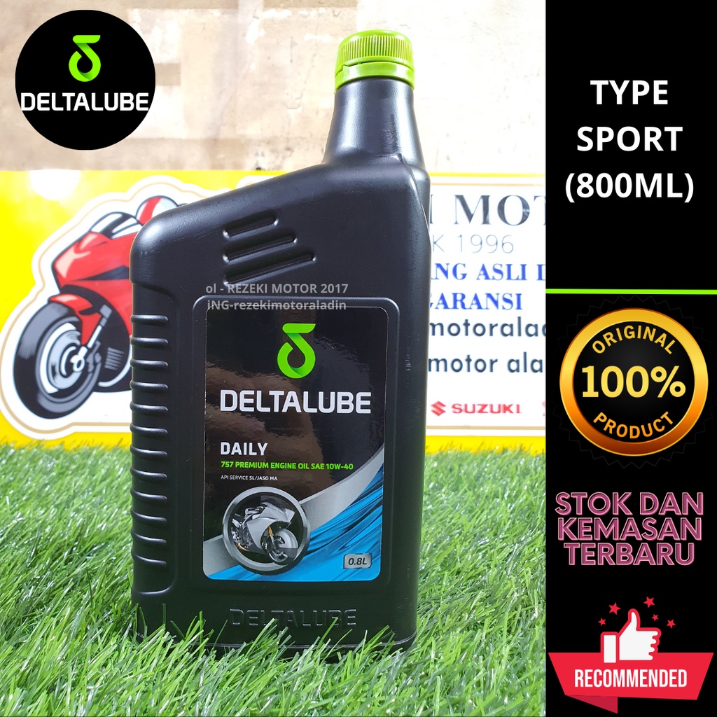 Jual OLI MESIN DELTALUBE MOTOR MATIC / SPORT DELTALUBE DAILY 757 ...
