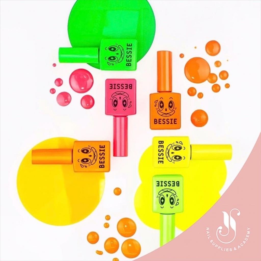 Jual BESSIE Neon Color Gel Polish Satuan Gel Polish Nail Art Kutek Gel ...