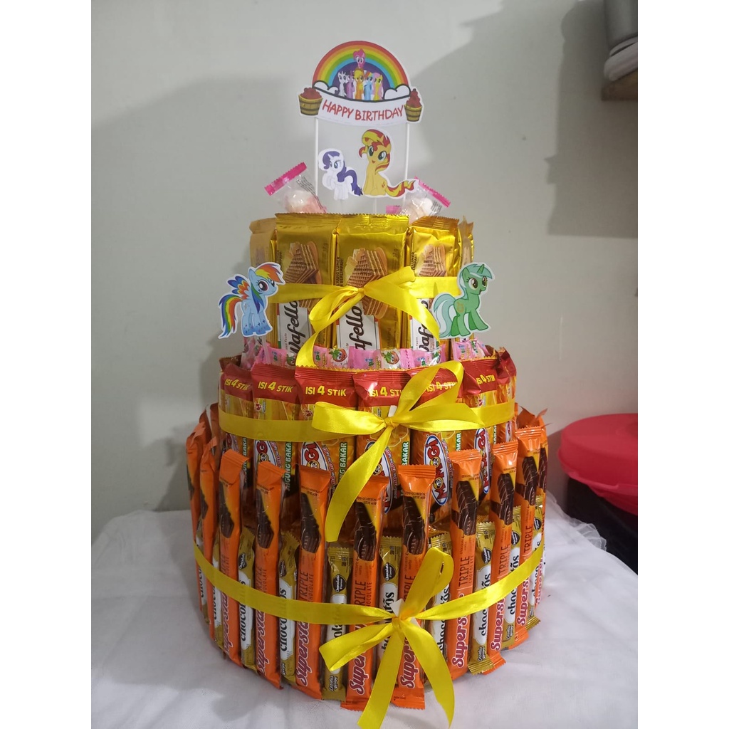 Jual Tower Snack / Snack Cake Untuk Ulang Tahun | Shopee Indonesia