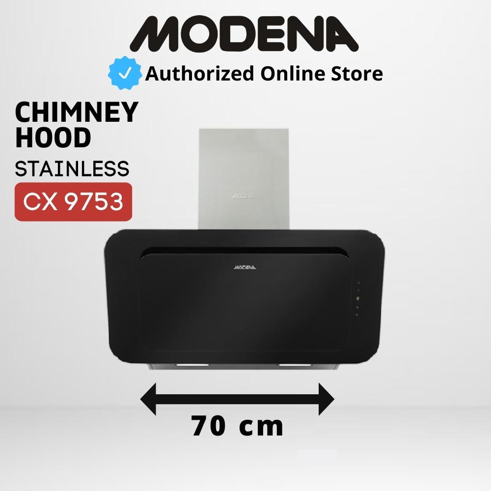 Jual MODENA CX 9753 CHIMNEY HOOD FORLI CX9753 PENGHISAP ASAP 90CM | Shopee Indonesia