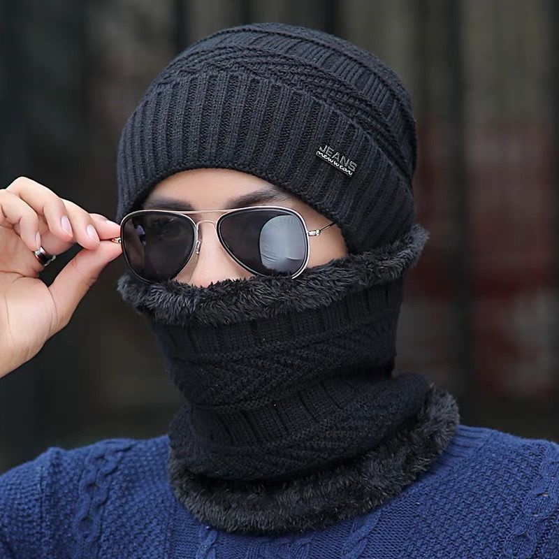 Jual Topi Kupluk dan Syal Set Winter Musim Dingin | Shopee Indonesia