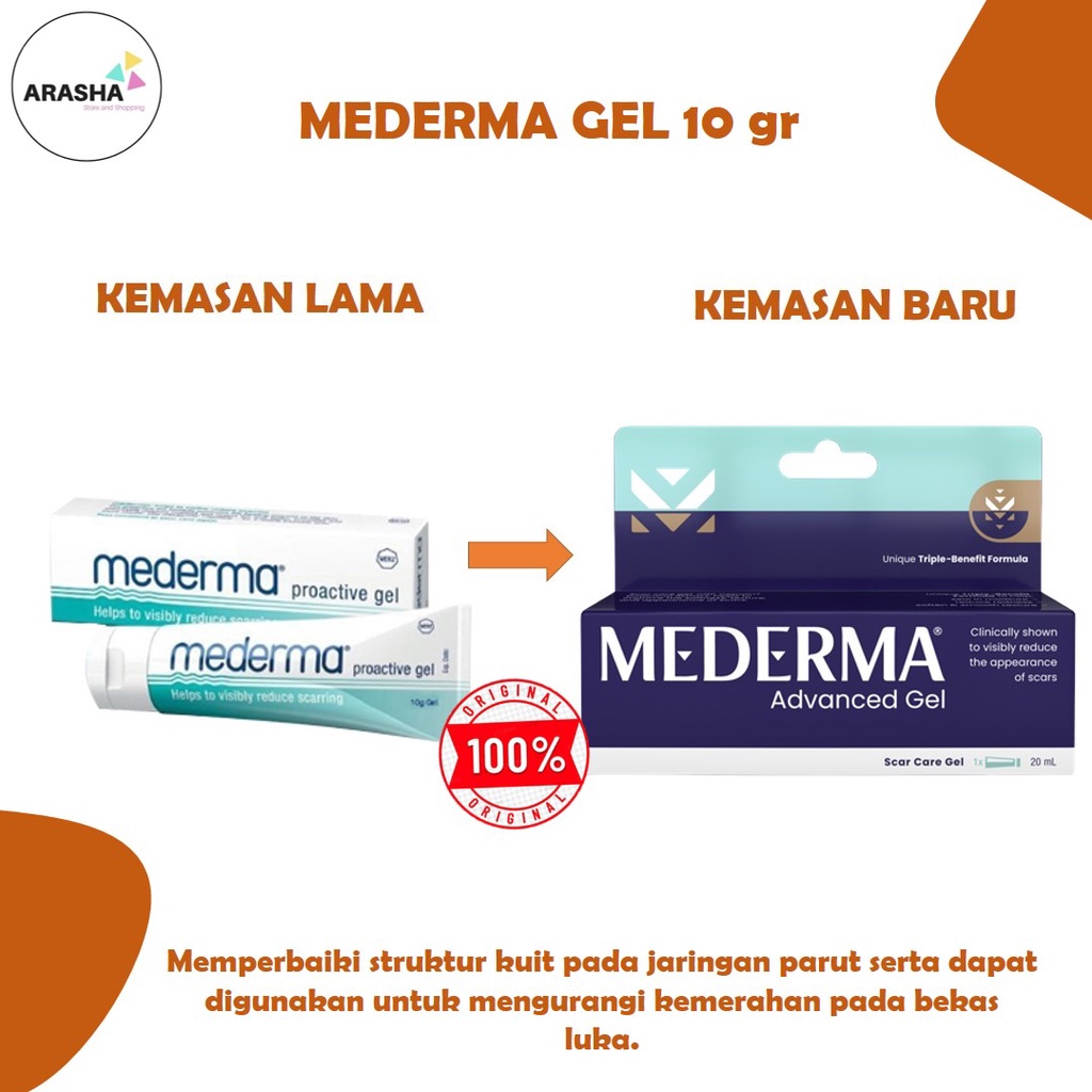 Jual MEDERMA ADVANCED GEL 10 gr MADERMA PROAKTIFE GEL 10 GR Kulit ...