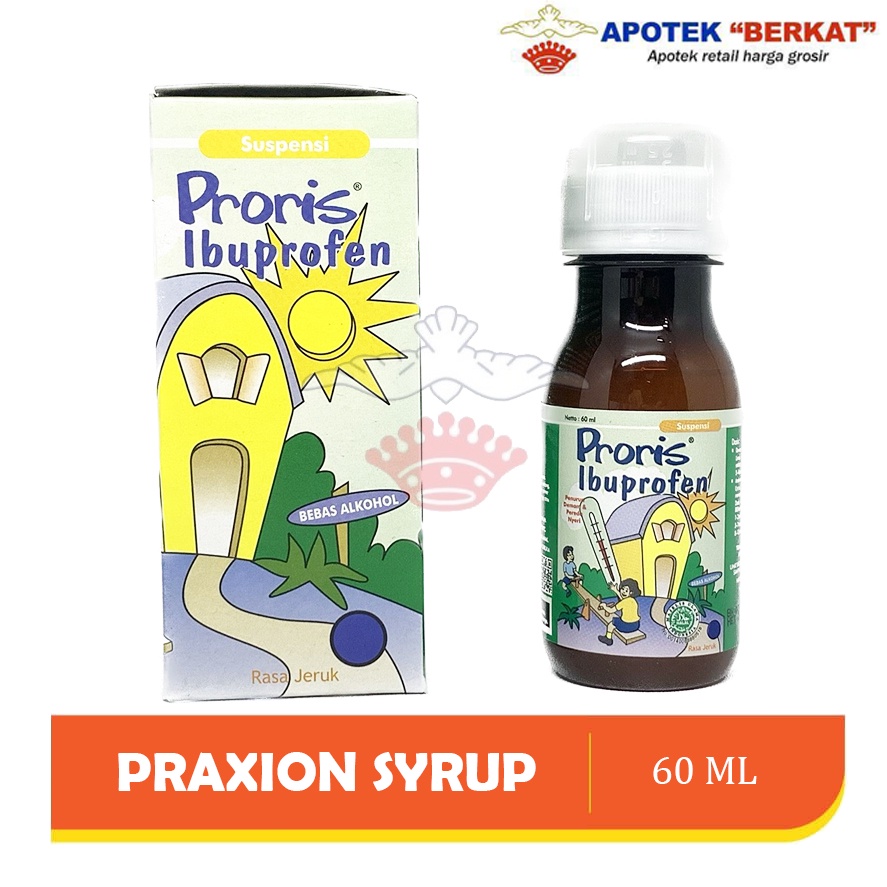 Jual PRORIS SUSP 60 ML RASA JERUK (IBUPROFEN/PEREDA NYERI/DEMAM ...