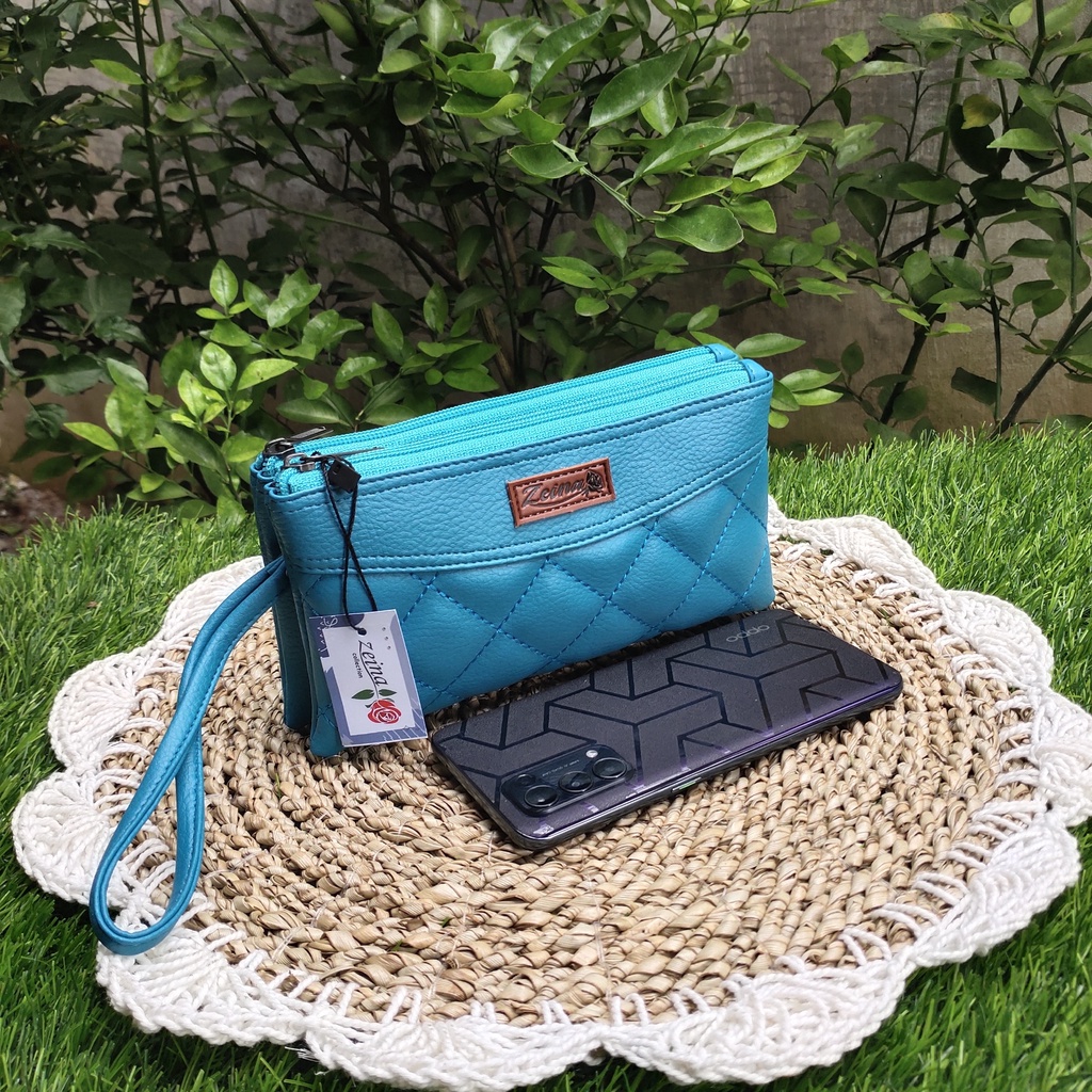 Jual Dompet dua ruang Dompet dua sleting Dompet hp dp2s | Shopee Indonesia