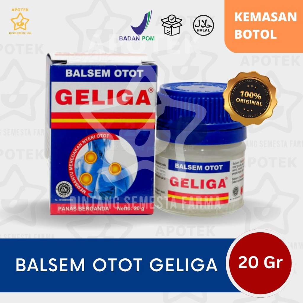 Jual Balsem Otot Geliga Muscular Balm | Shopee Indonesia