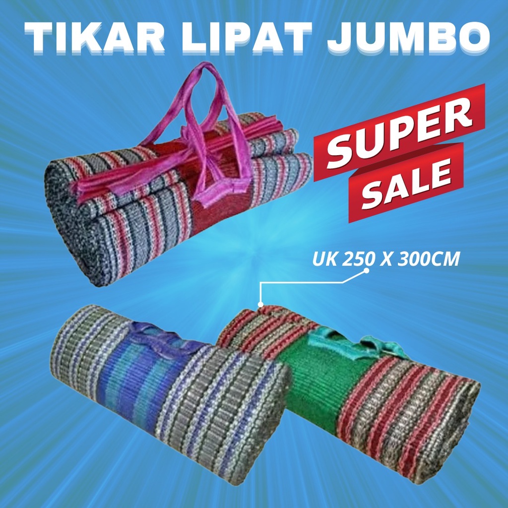 Jual Tikar lipat jumbo/ Tikar hajatan tanpa sambungan/ Tikar lipat ...