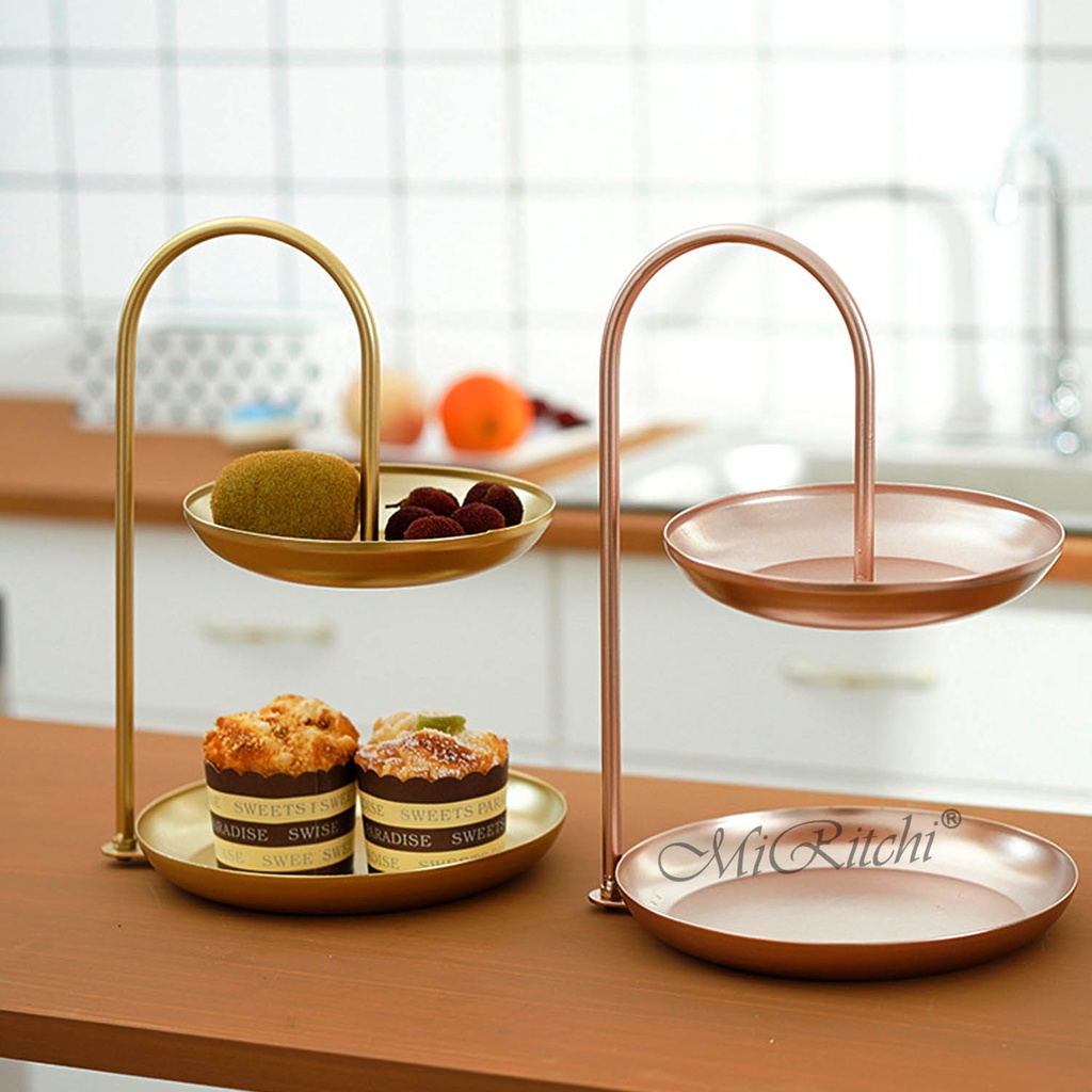 Jual Rak Dekorasi Susun Tingkat Tempat Kue Basah Aesthetic Nordic Tier ...