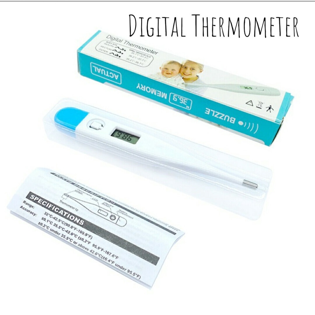 Jual GG [PACK KOTAK] THERMOMETER DIGITAL ALAT PENGUKUR SUHU BADAN TUBUH ...