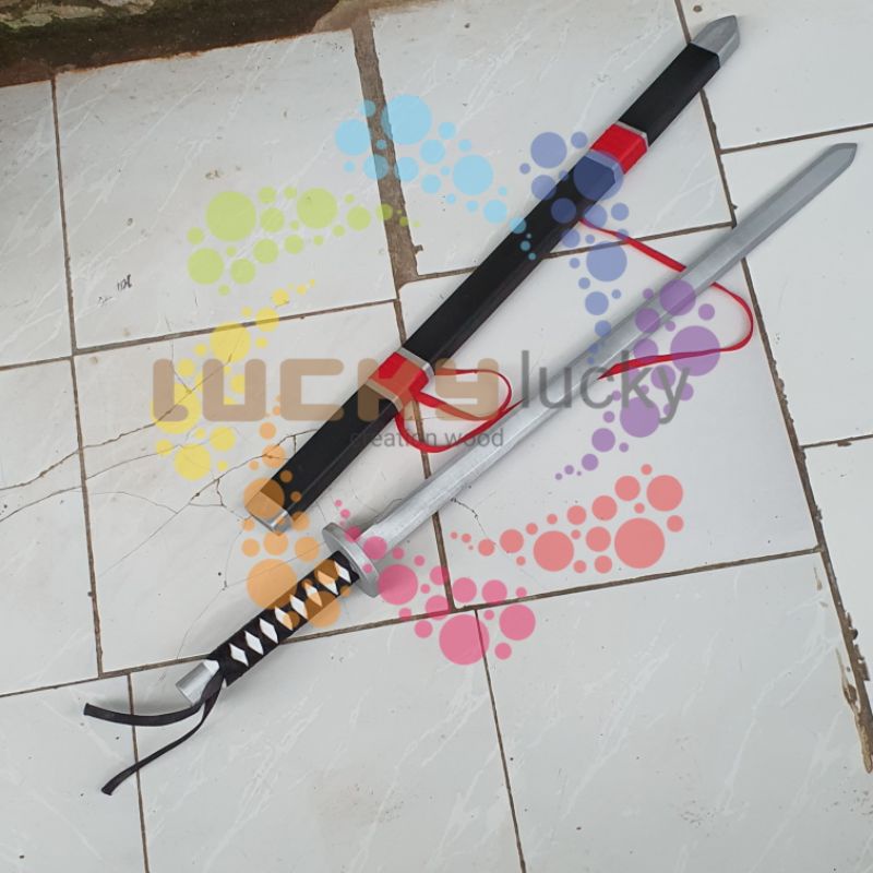 Jual mainan Pedang kayu Aki Hayakawa Tali Merah | Shopee Indonesia