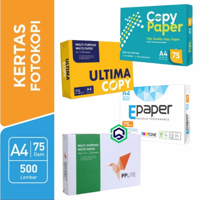 Jual Kertas HVS A4 75 Gr PPLite April | Shopee Indonesia