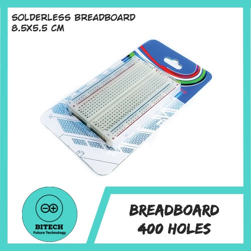 Jual BREADBOARD 400 POINT MB102 PROJECTBOARD ( ARDUINO ) | Shopee Indonesia
