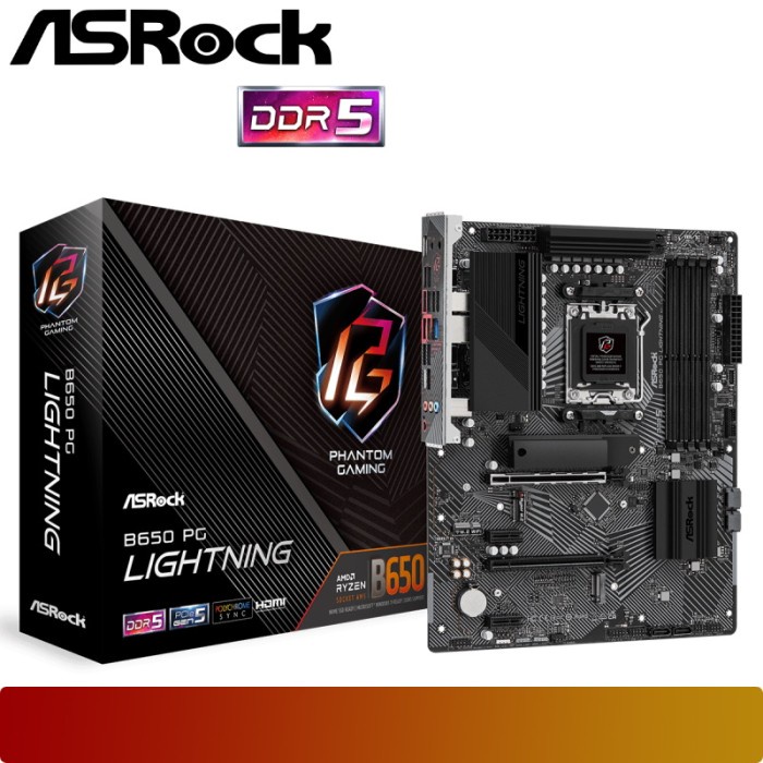 Jual ASROCK B650 PG Lightning | Motherboard AMD B650 Ryzen AM5 | Shopee ...