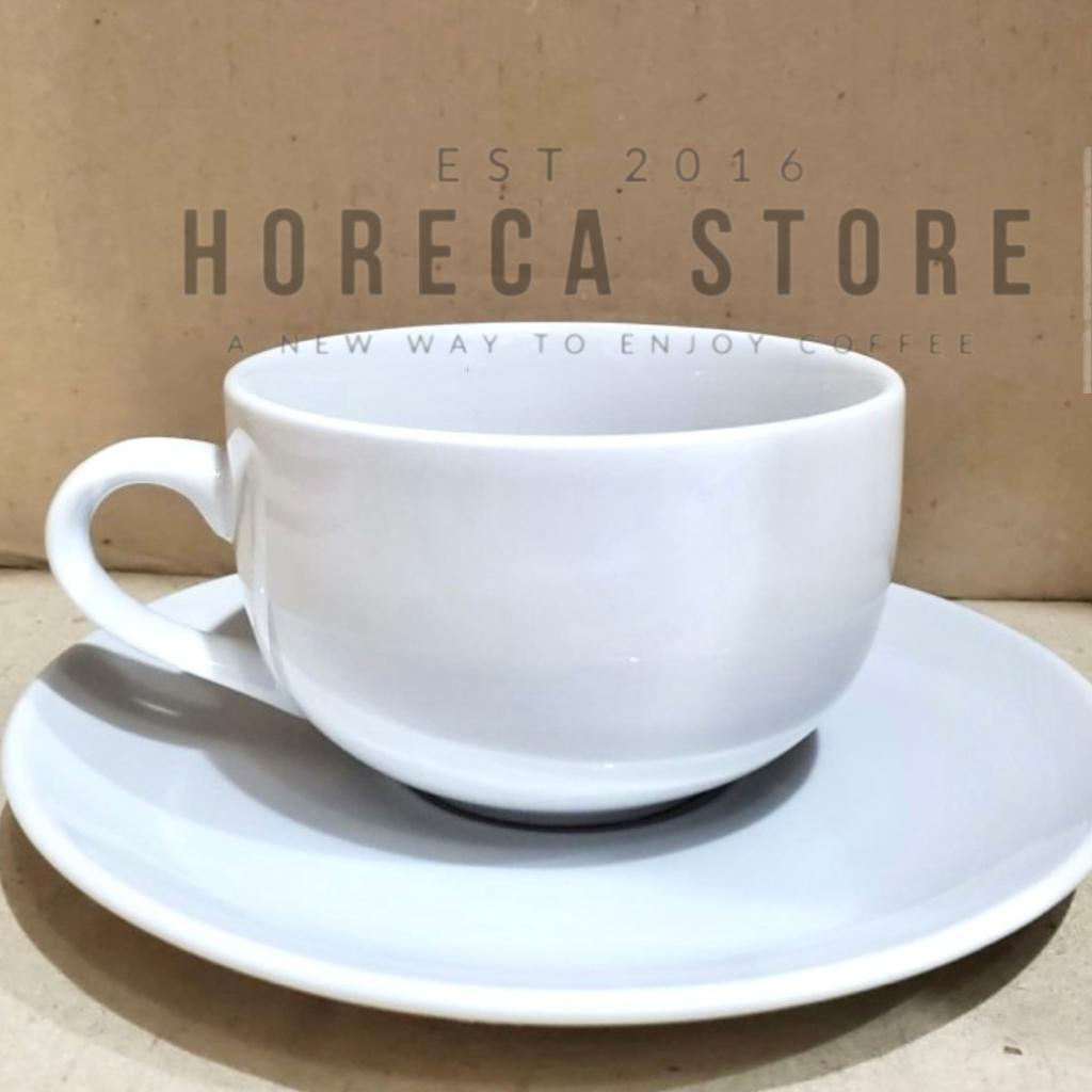 Jual Cangkir Kopi Latte 250ml Putih White / Gelas Latte Art Cappuccino ...