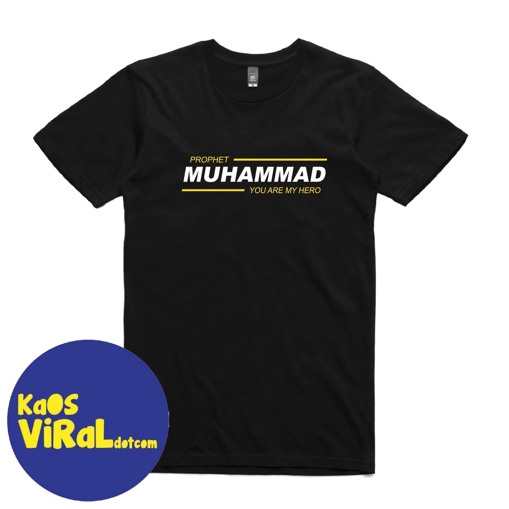 Jual BAJU KAOS RELIGI MUHAMMAD PROPHET YOU ARE MY HERO T-SHIRT DISTRO ...