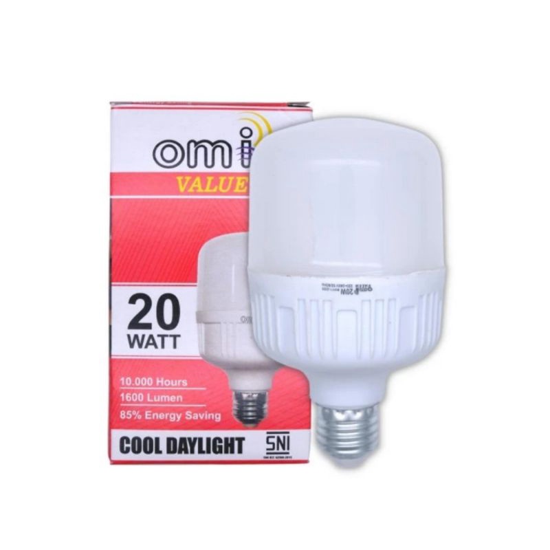 Jual Lampu LED capsule OMI value 20 watt cahaya putih bohlam murah 20w | Shopee Indonesia