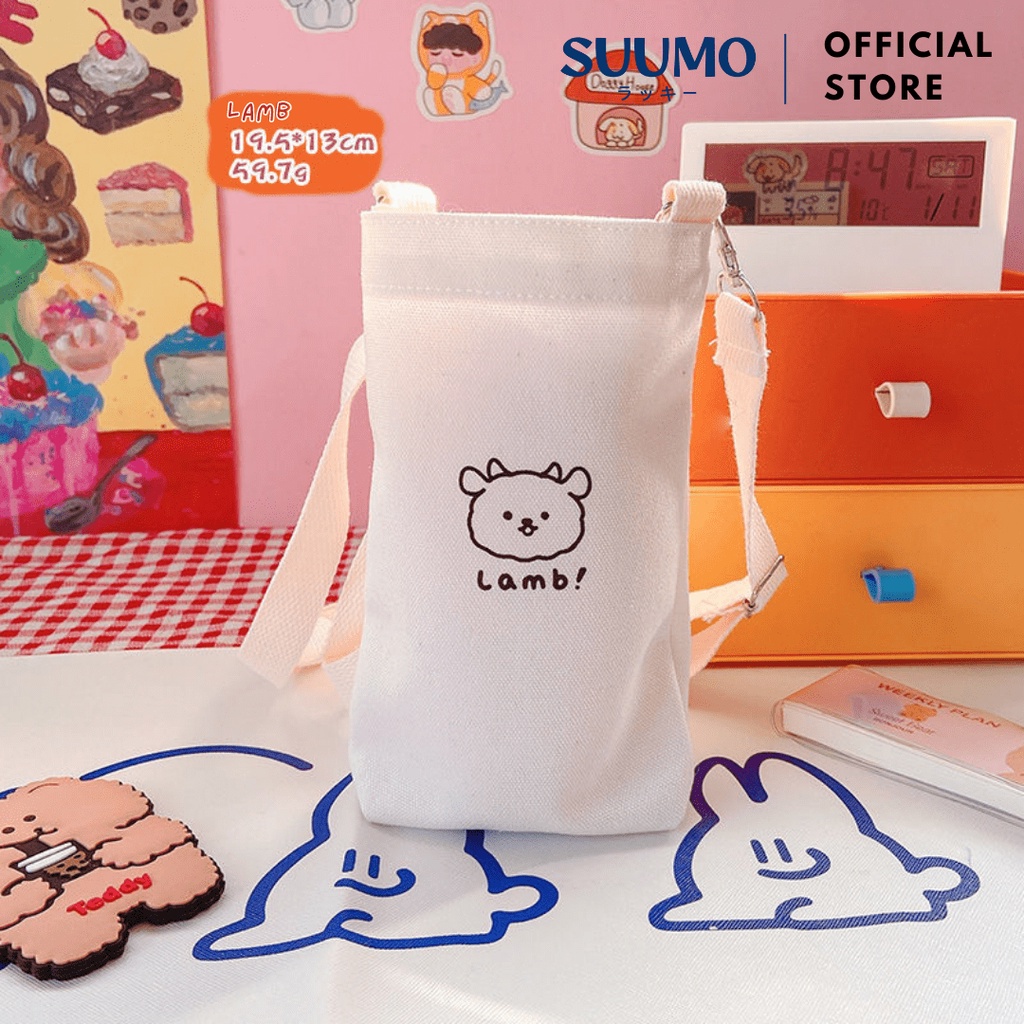 Jual Suumo Tas Tumbler Slingbag Kanvas Penyimpanan Botol Minum ...
