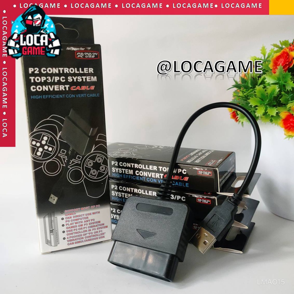Jual CONVERTER KONVERTER STIK PS2 TO PS3/PS2 TO PC, SINGLE 1 SLOT BISA ...