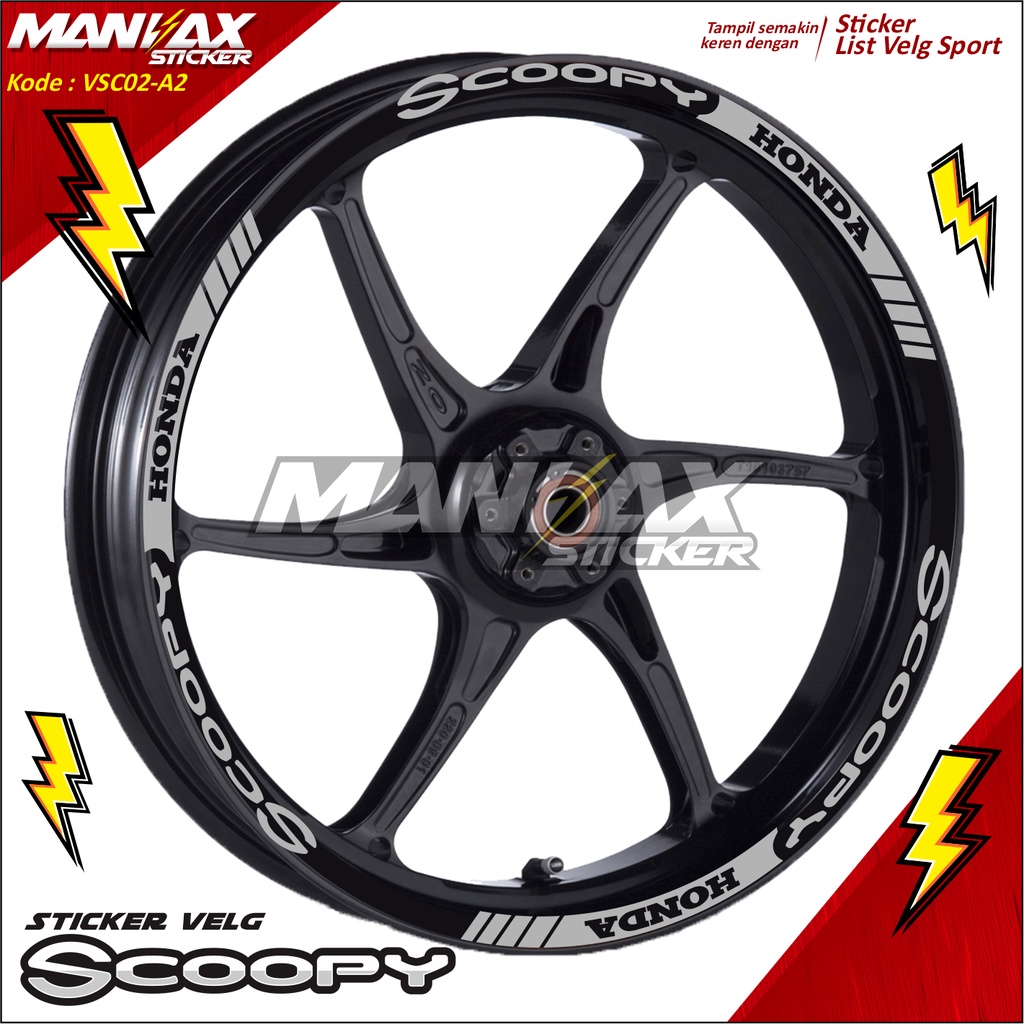 Jual STIKER CUTTING VELG HONDA SCOOPY VARIASI WARNA - LIST VELG SCOOPY ...