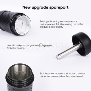 Jual Staresso SP-200 Black Upgrade Version Hand Portable Espresso ...