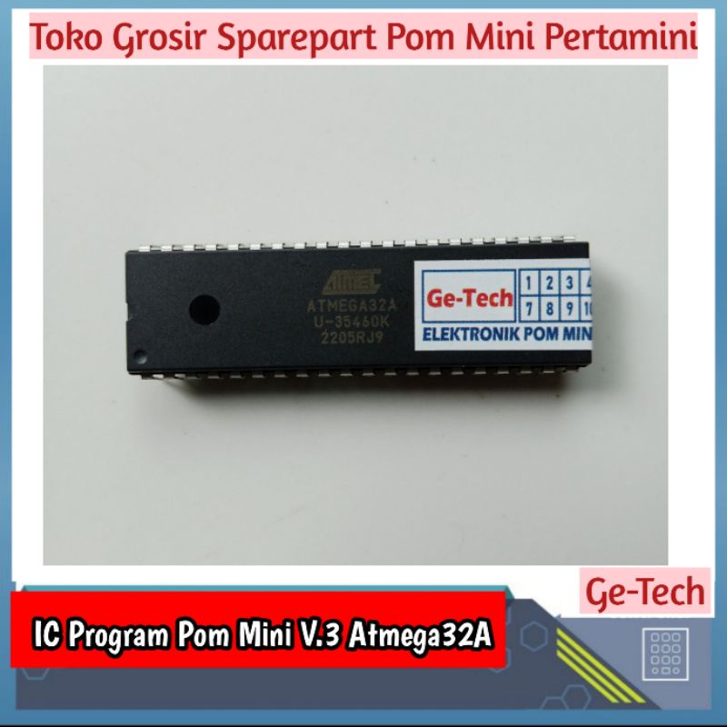 Jual IC Program Pom Mini Digital V.3 Original Atmega 32 Mesin Pertamini | Shopee Indonesia