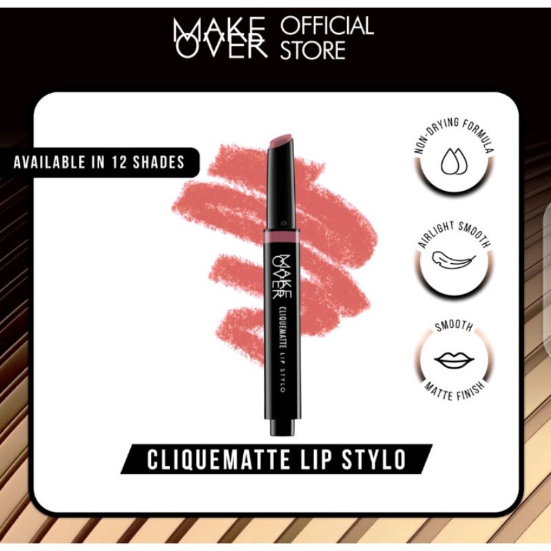 Jual Lipstik makeover Cliquematte Lip stylo | Shopee Indonesia