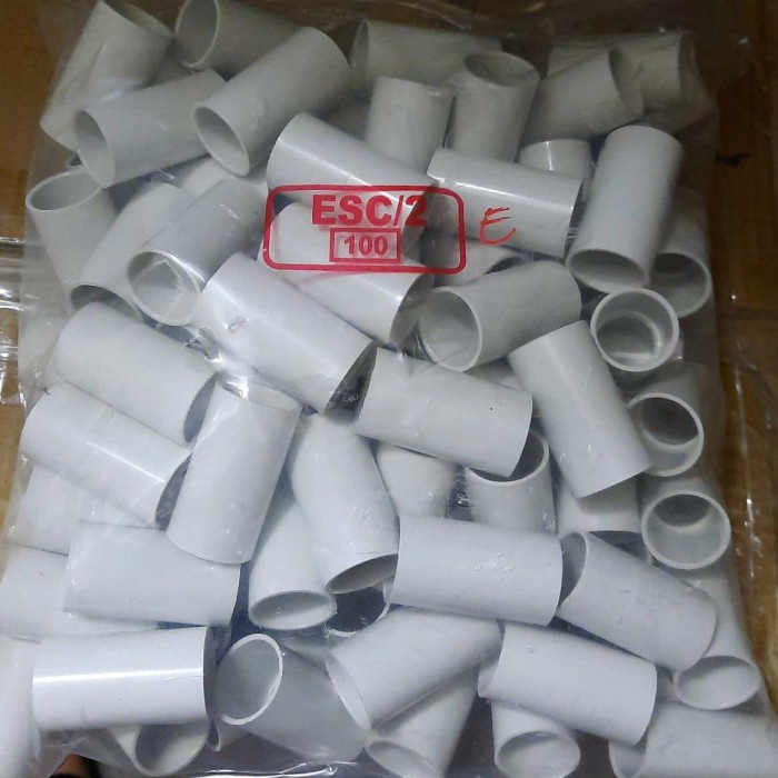 Jual Sock Pipa Listrik Conduit Pvc 20 Mm 20Mm Isi 100 Ega | Shopee ...