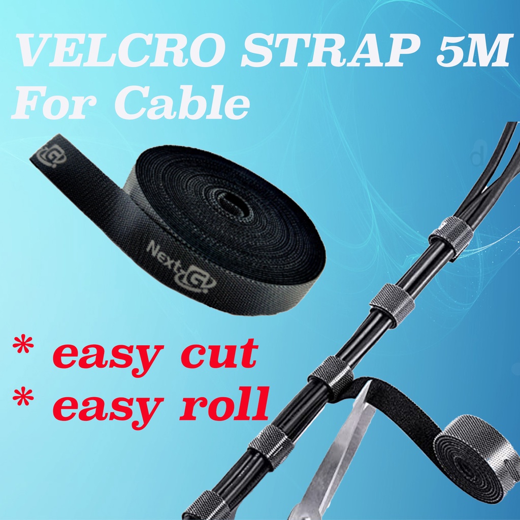Jual VELCRO STRAP PENGIKAT KABEL CORD HOLDER PERAPIH KABEL CHARGER ...