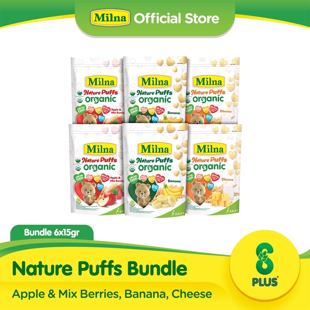 Jual Bundle Milna Puffs Organic | Shopee Indonesia