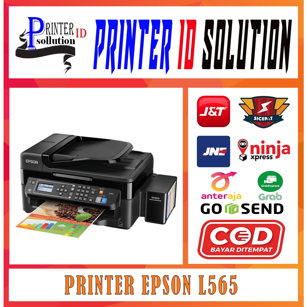 Jual PRINTER EPSON L565 WI-FI & ADF | Shopee Indonesia