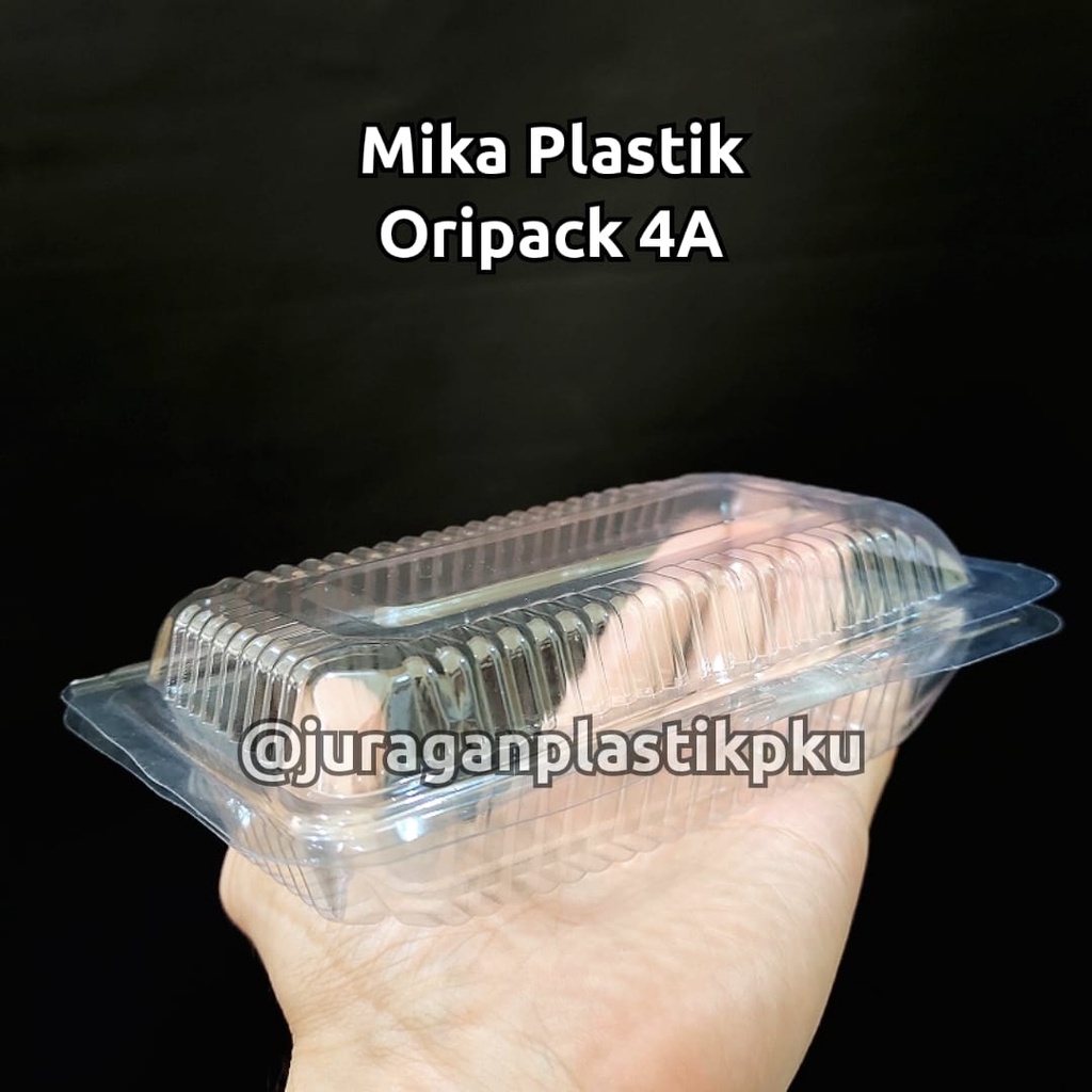 Jual Mika Plastik Oripack 4A Tebal isi 100pcs/pack | Mika Makanan Kue ...