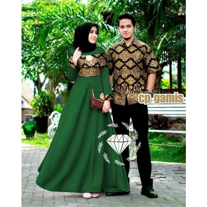 Jual Couple Gamis Edisi Lebaran Pasangan Muda Suami Istri Terbaru 2023 ...