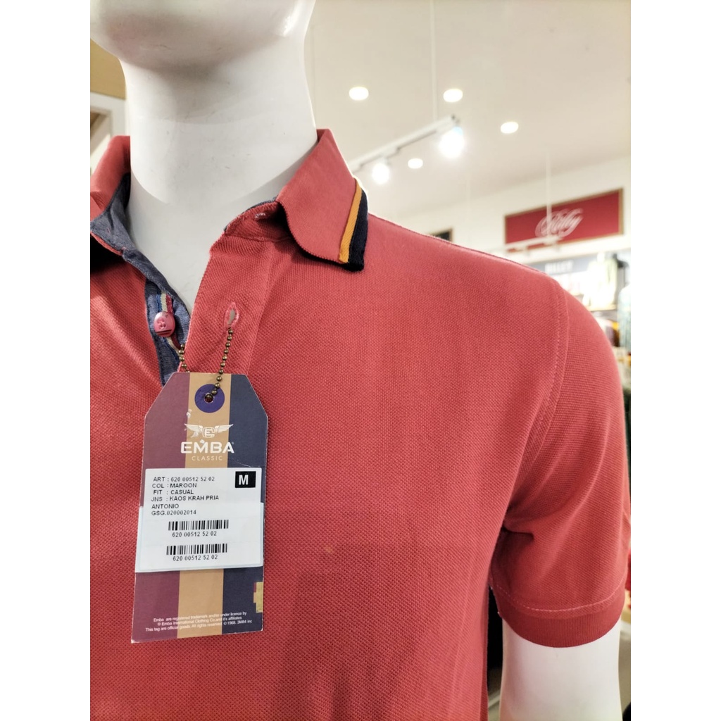 Jual Kaos Polo Emba Classic | Original Brand | Baju polo Unisex ...