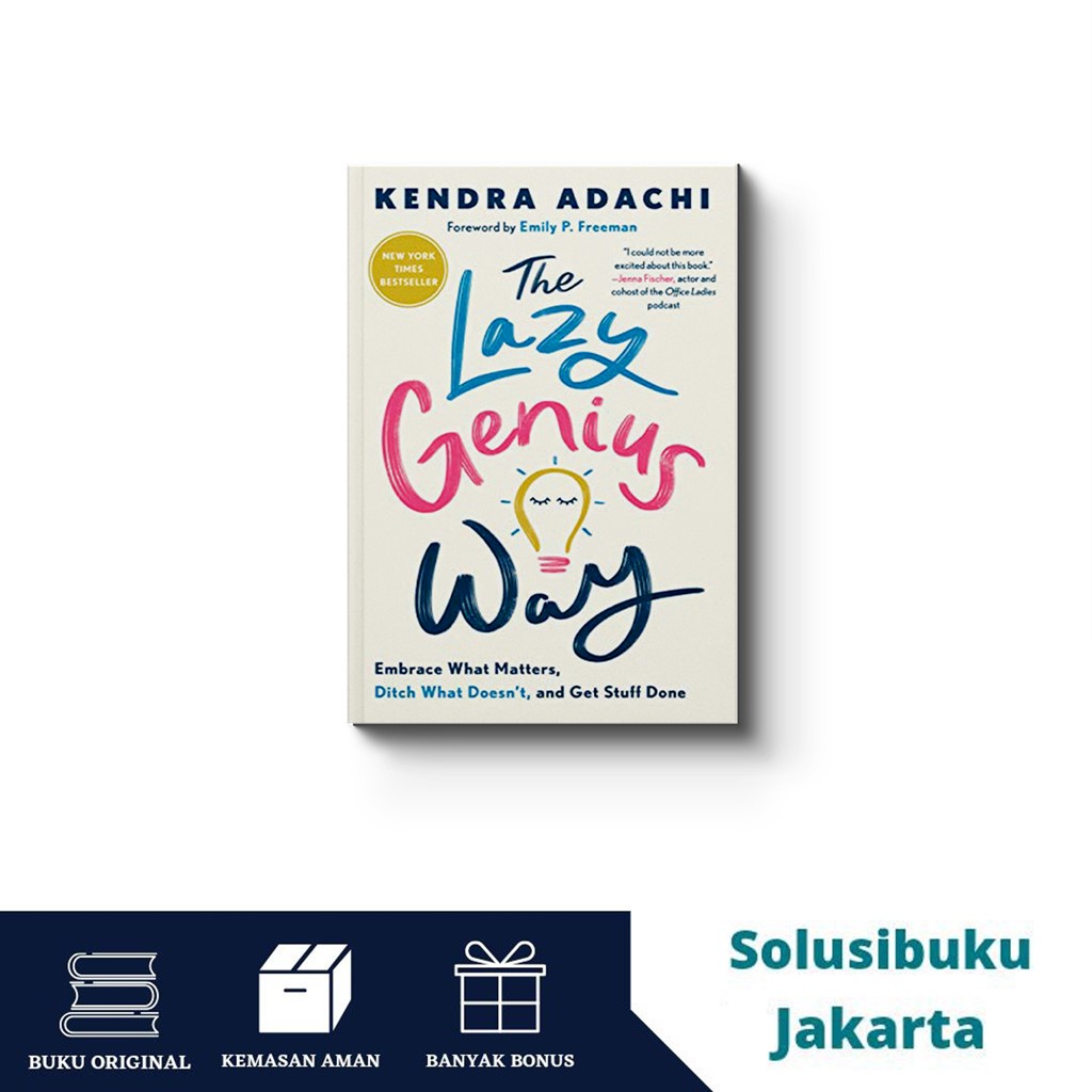 Jual [Solusibuku Jakarta] Buku The Lazy Genius Way (Renebook) | Shopee ...