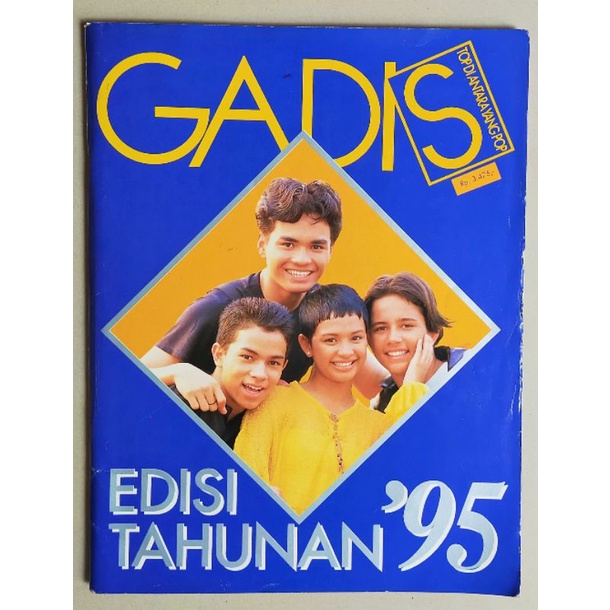 Jual Majalah Gadis Edisi Tahunan 1995 + ada poster kalender Guess | Shopee Indonesia