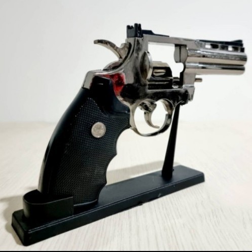 Jual mancis korek api model pistol revolver python piton besar gun ...