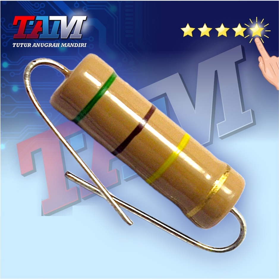 Jual RESISTOR 5WATT 510K BAMBU | Shopee Indonesia