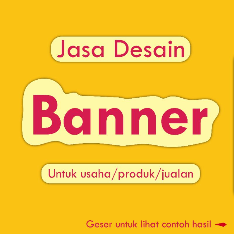 Jual Jasa Desain Banner Jualan/Usaha/Produk/Acara | Shopee Indonesia