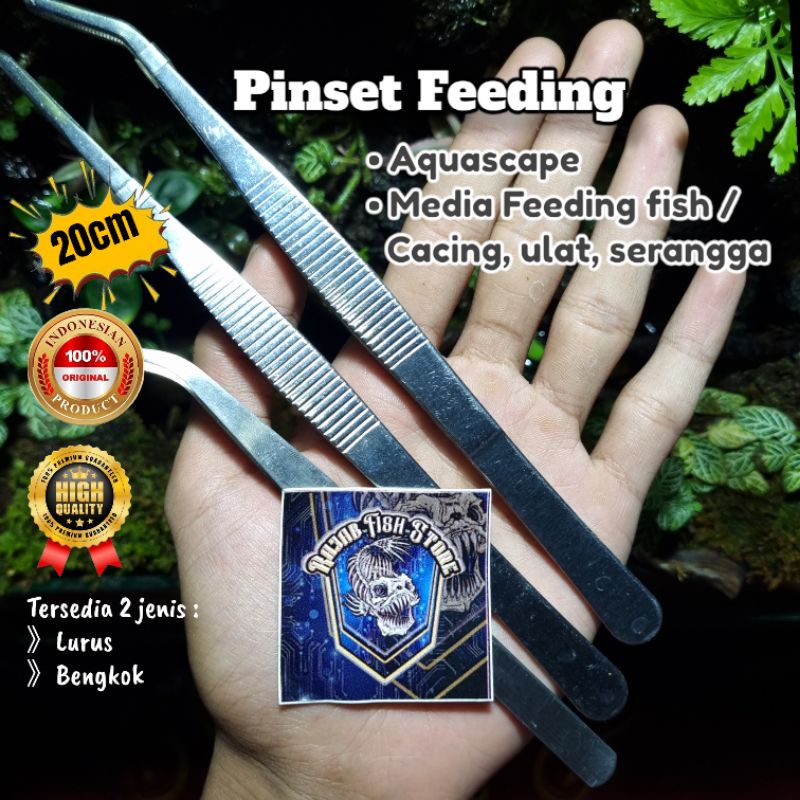 Jual PINSET FEEDING 20CM PREMIUM STAINLESS ( ANTI KARAT ) | Shopee ...