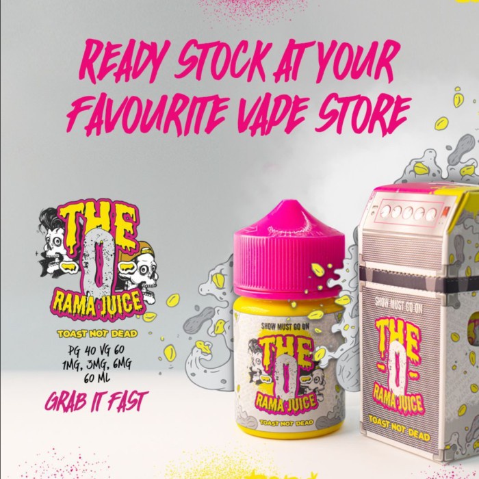 Jual THE ORAMA JUICE V2 TOAST NOT DEAD 60ML 3MG 6MG / THE O RAMA V2 ...