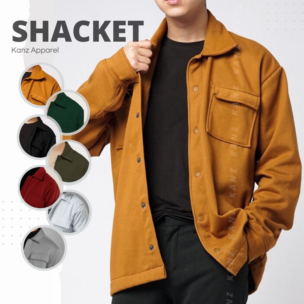 Jual SHACKET JACKET PLEECE / JAKET PRIA JACKET / JAKET PREMIUM | Shopee ...