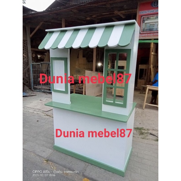 Jual gerobak minimalis modern booth portabel booth serbaguna | Shopee ...