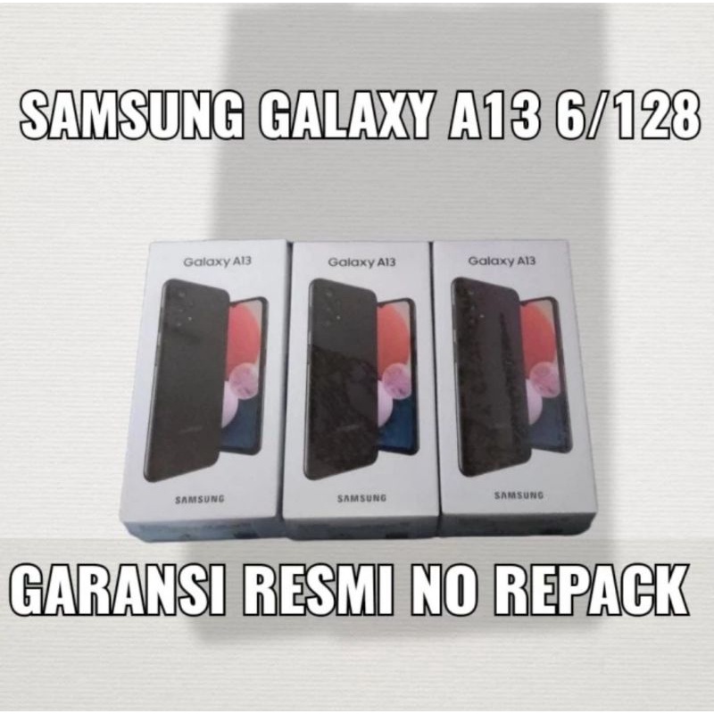 Jual Samsung Galaxy A13 6/128 garansi resmi no repack | Shopee Indonesia