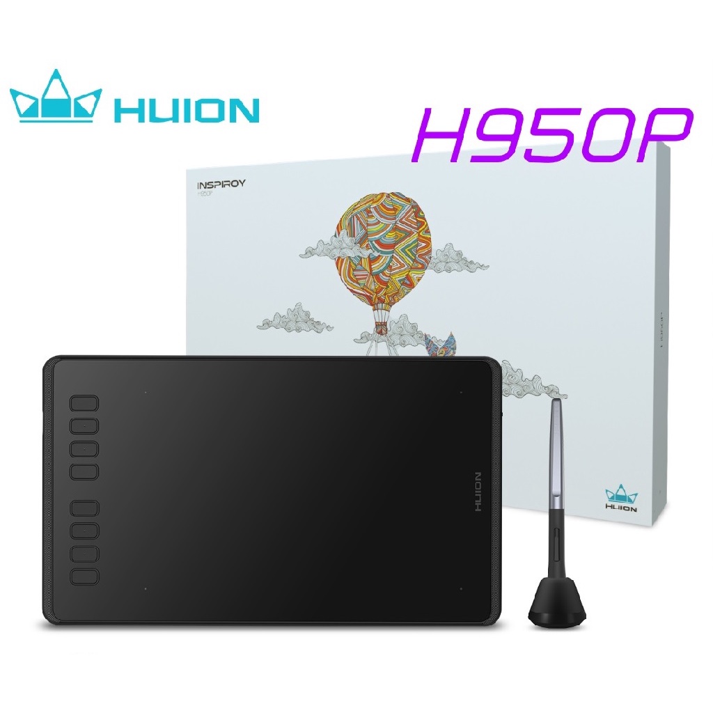 Jual HUION INSPIROY H950P Graphics Drawing Tablet with Battery-free Pen ...